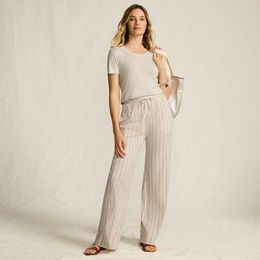 LANDS' END Jerseyhose mit weitem Bein f&uuml;r Damen, Damen, size: regular, Elfenbein, by Lands' End