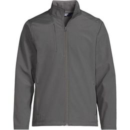 LANDS' END Softshell-Jacke f&uuml;r Herren, Herren, size: regular, Grau, Polyester, by Lands' End