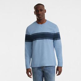 LANDS' END Flammgarn-Shirt aus reiner Baumwolle f&uuml;r Herren, Herren, size: regular, Blau, Baumwolle, by Lands' End