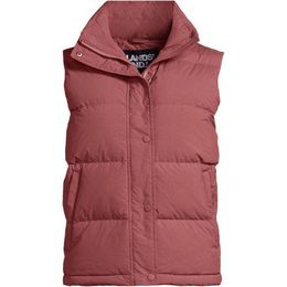 LANDS' END Wasserabweisende Daunenweste f&uuml;r Damen, Damen, size: regular, Rot, Nylon, by Lands' End