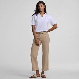 LANDS' END Straight Fit 7/8-Chinos f&uuml;r Damen, Damen, size: regular, Braun, Baumwolle/Lyocell (Viskose)/Baumwoll-Mischung, by Lands' End