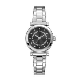 DKNY Damen DKNY Quarzuhr &raquo;Essentials Watch&laquo; Armbanduhr, Damenuhr, Edelstahlarmband, analog Einheitsgr&ouml;&szlig;e