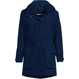 LANDS' END Wasserdichter Parka SQUALL f&uuml;r Damen in Plus-Gr&ouml;&szlig;e, Damen, size: plus, Blau, Nylon, by Lands' End