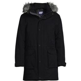 LANDS' END EXPEDITIONS Daunenparka f&uuml;r Herren, Herren, size: regular, Schwarz, Polyester, by Lands' End