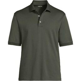 LANDS' END Supima Kurzarm-Polo f&uuml;r Herren in Tallgr&ouml;&szlig;e, Classic Fit, Herren, size: tall, Gr&uuml;n, Baumwolle, by Lands' End