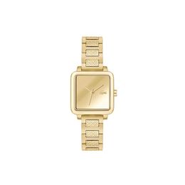 Lacoste Damen Quarzuhr &raquo;Lacoste.12.12 LEAP&laquo; Armbanduhr, Damenuhr, Edelstahlarmband, analog gold Einheitsgr&ouml;&szlig;e