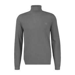 Lerros Herren Lerros Rollkragenpullover mit Logostickerei schwarz XXL