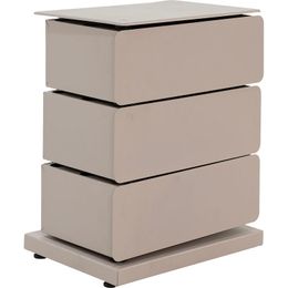 SPINDER DESIGN Schuhkommode &raquo;Joey Metallschuhschrank 3 F&auml;cher&laquo; Metallschrank, B/T/H 37/26/54 cm grau Stahl B/H/T: 37cm x 54,5cm x 26cm, 3 Stk.