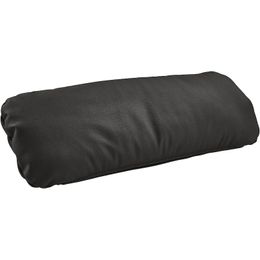 Die PlanBar Dekokissen &raquo;PN-EM20028 Nierenkissen&laquo; Hochwertiges Glattleder schwarz Leder B/L: 70cm x 15cm, 1 Stk.