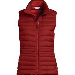 LANDS' END Daunenweste WANDERWEIGHT Verstaubar Ultraleicht f&uuml;r Damen, Damen, size: regular, Orange, Nylon, by Lands' End