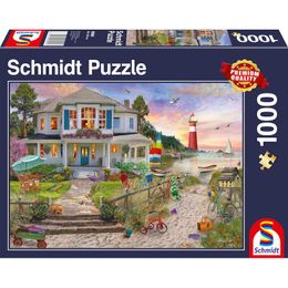 Schmidt Spiele Puzzle &raquo;Das Strandhaus&laquo; Made in Europe bunt Pappe Einheitsgr&ouml;&szlig;e