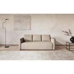COTTA Big-Sofa &raquo;Megasofa, Flow, Breite 222 cm, opt. Schlaffunktion&laquo; bequeme Wellenunterfederung mit PU Schaum, Liegefl. 190x145cm 96% POLYESTER (PES) 