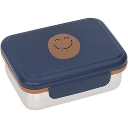 L&auml;ssig L&auml;ssig Kinder L&Auml;SSIG Lunchbox &raquo;Little Gang, Smile navy&laquo; blau B/H/L: 17,3cm x 6,9cm x 13,3cm