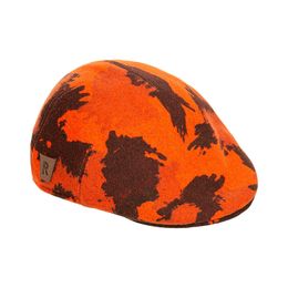 Rascher Loden-Schieberm&uuml;tze Prestige Orange Signal-Camo (Gr&ouml;&szlig;e: 57)