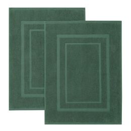 Bruno Banani Badematte &raquo;Robby, 2 tlg. Hotelmatten-Set, 50x70cm, Duschvorleger&laquo; H&ouml;he 5 mm beidseitig nutzbar fu&szlig;bodenheizungsgeeignet Badvorleger, Badezimmer 