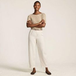 LANDS' END Soft Ease Barrelhose aus Leinenmix f&uuml;r Damen, Damen, size: regular, Beige, by Lands' End