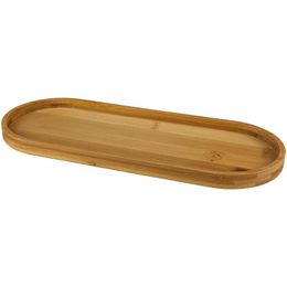Kleine Wolke Dekoschale &raquo;Dash Tray&laquo; beige Bambus B/H/T: 27,5cm x 1,5cm x 11cm