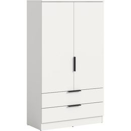Home Affaire W&auml;scheschrank &raquo;SKARDE, Kleiderschrank, Schlafzimmerschrank, Schrank&laquo; H&ouml;he: 140 cm, 2 T&uuml;ren, 2 Schubladen, 1 Kleiderstange, 1 Stk. tlg. 