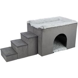 Trixie H&ouml;hle Harvey mit Treppe 154 &times; 60 &times; 60 cm