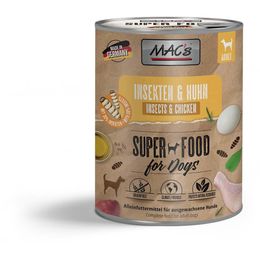 MAC's Dog Insekten & Huhn Hunde-Nassfutter getreidefrei 6x750g