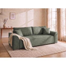 Collection AB Schlafsofa &raquo;Sara B: 241 cm, Liegefl. 137x195 cm, Bettkasten, optional mit Topper&laquo; Schlaffunktion, Couch mit Bonnellfederkern, 