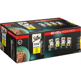 Sheba Delikatessen in Gelee Gefl&uuml;gel Variation Multipack Katzen-Nassfutter ohne Konservierungsstoffe 40x85g