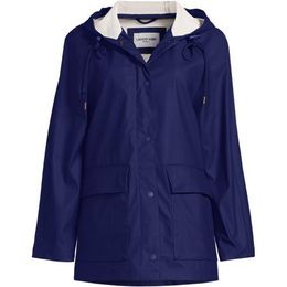 LANDS' END Squall Ausgestellte Regenjacke f&uuml;r Damen, Damen, size: regular, Blau, Polyester, by Lands' End
