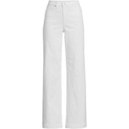 LANDS' END Jeans High Waist mit weitem Bein Farbig in Plus-Gr&ouml;&szlig;e, Damen, size: plus, Schwarz, Baumwoll-Mischung/Polyester-Mischung, by Lands' End