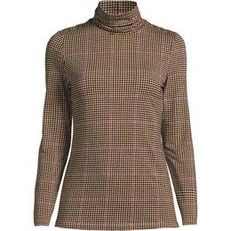 LANDS' END Rollkragenshirt aus Baumwoll/Modalmix in Plus-Gr&ouml;&szlig;e, Damen, size: plus, Elfenbein, Baumwolle/Elasthan/Baumwolle Modal, by Lands' End