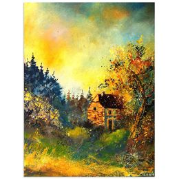 Artland Wandbild &raquo;Remote house&laquo; Gartenbilder 1 Stk. tlg. als Alubild, Leinwandbild, Poster, Wandaufkleber in verschied. Gr&ouml;&szlig;en bunt Alu Dibond B/H/T: 30cm x 