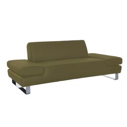 W.Schillig 2-Sitzer &raquo;taboo Designsofa mit hohem Sitzkomfort, Breite 202cm, Sitztiefe 59cm&laquo; mit Normaltiefe, inklusive Armlehnenverstellung gr&uuml;n 