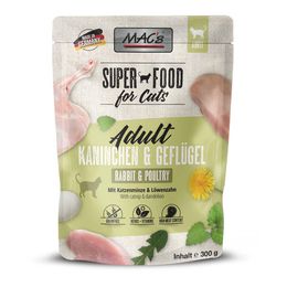 MAC's Cat Pouch Kaninchen & Gefl&uuml;gel Katzen-Nassfutter getreidefrei 6x300g