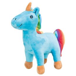 Trixie Hundespielzeug Pl&uuml;sch Einhorn, 25 cm, blau