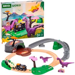 Brio Spielzeugeisenbahn-Erweiterung &raquo;Brio WORLD, Dinosaurier Abenteuer-Set&laquo; bunt Einheitsgr&ouml;&szlig;e Spielzeugeisenbahn-Erweiterung