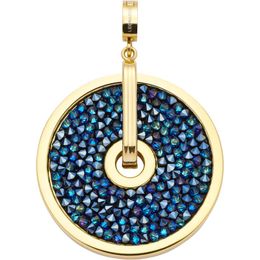 Leonardo Damen Leonardo Charm-Einh&auml;nger &raquo;Anh&auml;nger Blanca Clip & Mix&laquo; mit Kristallglas gold Einheitsgr&ouml;&szlig;e