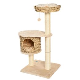 ZooRoyal Premium Kratzbaum Bali 98,5 cm mit H&ouml;hle beige