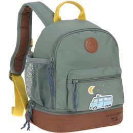 L&auml;ssig L&auml;ssig Damen L&Auml;SSIG Kinderrucksack &raquo;Adventure, Bus, Mini Backpack&laquo; Floureszierende Fl&auml;chen PETA-approved vegan gr&uuml;n B/H/T: 25cm x 27cm x 16cm