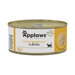 Applaws Cat Huhn Katzen-Nassfutter ohne k&uuml;nstliche Farb- und Konservierungsstoffe 24x70g