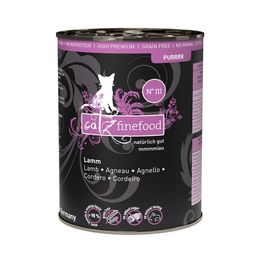 Catz Finefood Purrrr No.111 Lamm Katzen-Nassfutter getreidefrei 6x400g