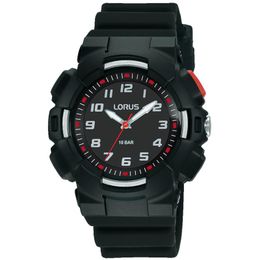 Lorus Herren Lorus Quarzuhr Armbanduhr, Kinderuhr, bis 10 bar wasserdicht, Geschenk schwarz Einheitsgr&ouml;&szlig;e