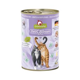 Granatapet Katze - Delicatessen Dose Ente und Gefl&uuml;gel 6x400g