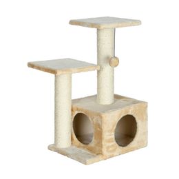 Trixie Kratzbaum Valencia 71cm mit H&ouml;hle beige
