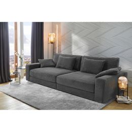 Jockenh&ouml;fer Big-Sofa &raquo;Milano XXL, B: 290 cm, Megasofa, Loungesofa&laquo; mit Zierkissen, Relaxfl&auml;che 120x240 cm, Federkern grau Korpus: 100% Polyester;Kissen: 100% 