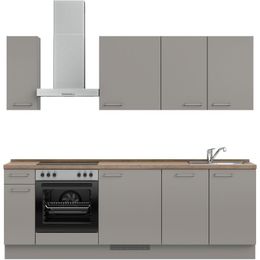 Nobilia K&uuml;chenzeile &raquo;"Laser I", NEU: individuell anpassbar mit gratis Profi-Beratung&laquo; vormontiert, 240 cm breit, optional mit verschiedenen E‐Ger&auml;te-