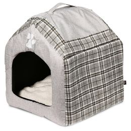 Trixie Kuschelh&ouml;hle Silas 40&times;45&times;40cm grau/creme