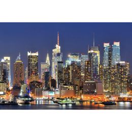 papermoon Fototapete &raquo;Manhattan Skyline&laquo; bunt Vlies B/L: 3m x 2,23m, Bahnen: 6 Stk.