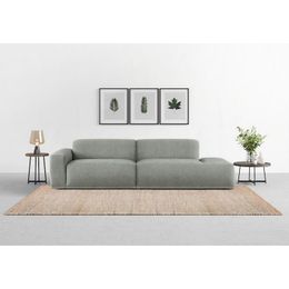 Trendmanufaktur Big-Sofa &raquo;Braga, mit hochwertigem Kaltschaum, Megasofa, Japandi-Design&laquo; modernes Big-Sofa, Couch mit hohem Sitzkomfort, 277/72/107 cm 