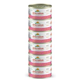 Almo Nature HFC Jelly Lachs & Huhn Katzen-Nassfutter getreidefrei 6x70g