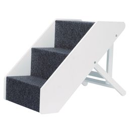 Trixie Heimtiertreppe, 3-stufig verstellbar - wei&szlig;