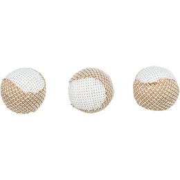 Trixie Rasselb&auml;lle mit Jute 5cm 3 St&uuml;ck